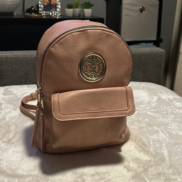 Bags | Sam And Hadley Pink Backpack Purse | Poshmark